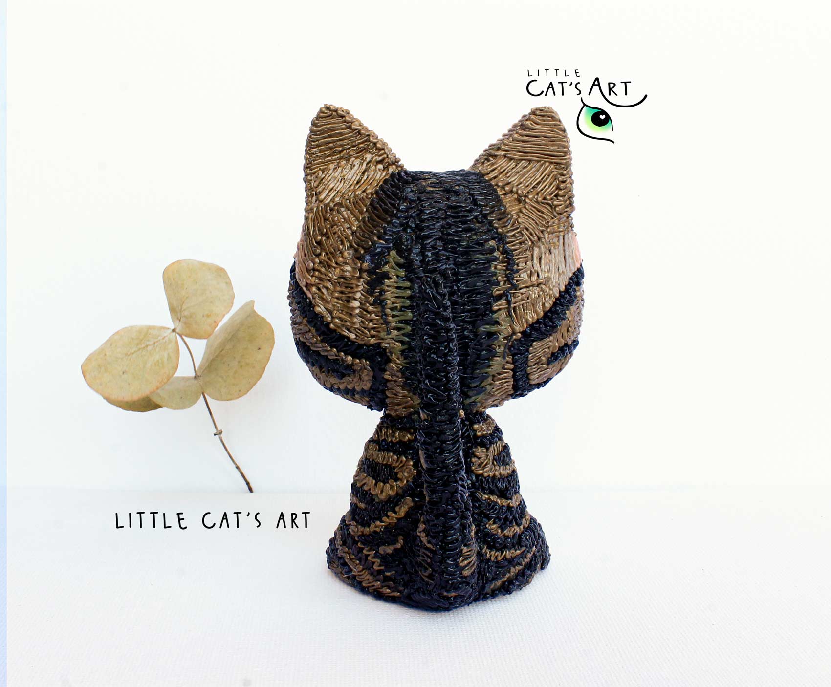 Mini-me Liam, the cutest adventurer tabby cat - Little Cat's Art
